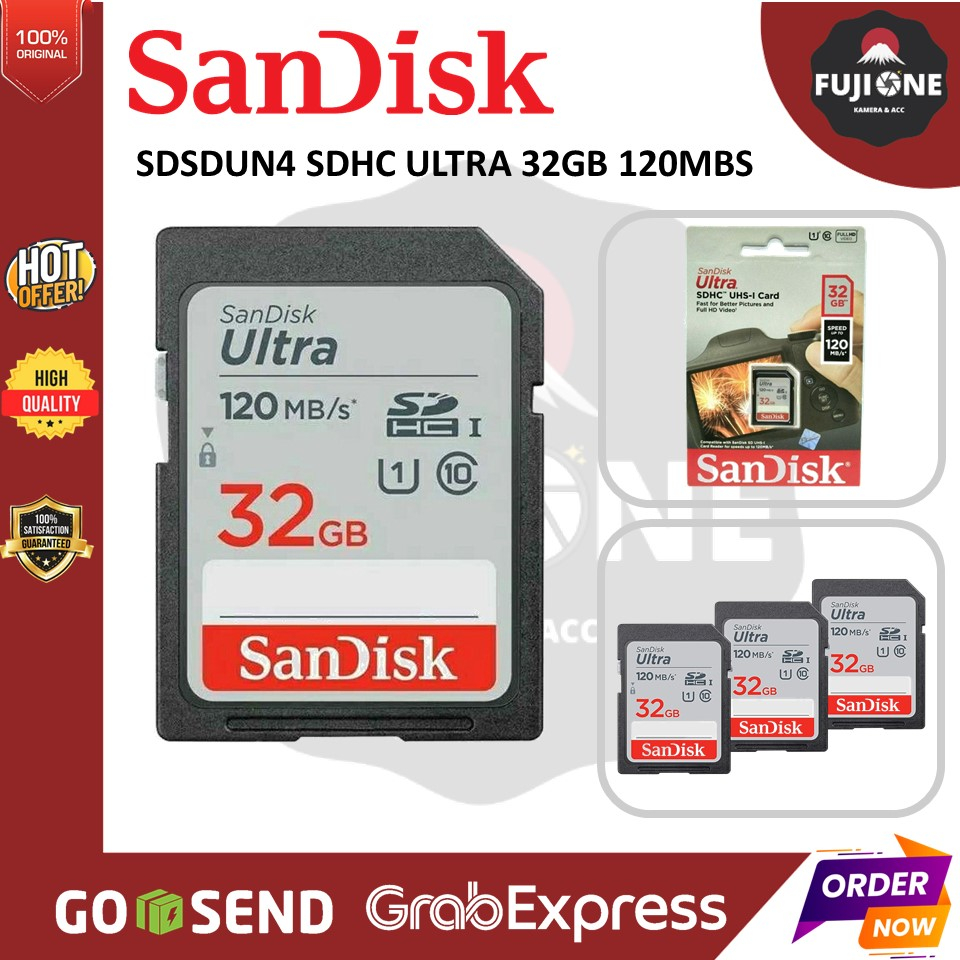 Sandisk ULTRA SDHC 32GB 120MB SDHC 32GB 120MB S - ของแท้ - fujioneshoptv.th - ThaiPick