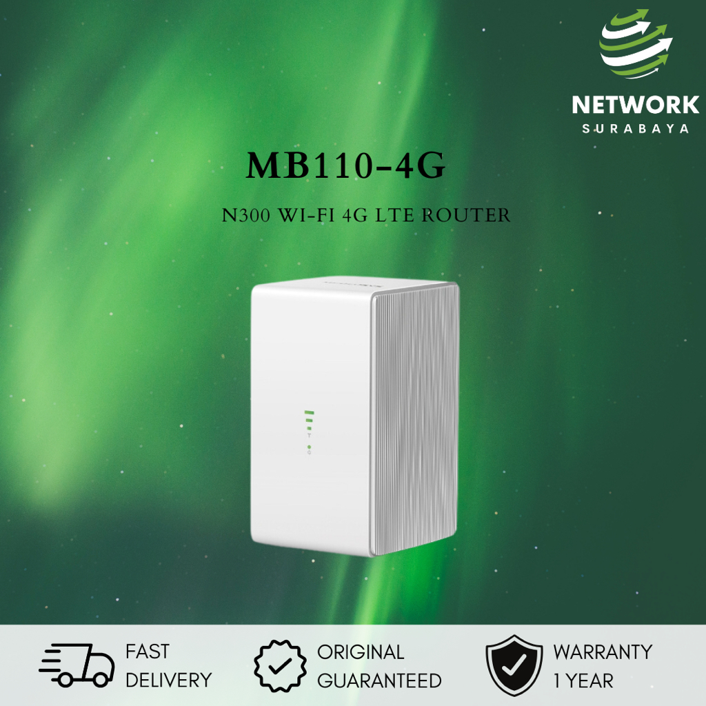 Mercusys เราเตอร์ไร้สาย MB110-4G 300mbps N 4G LTE ...