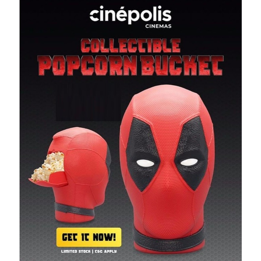 Popcorn Bucket Deadpool ถูกที่สุด พร้อมโปรโมชั่น ต.ค. 2024|BigGoเช็ค ...