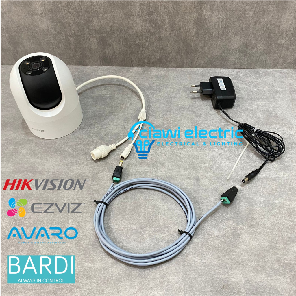 สายเคเบิลอะแดปเตอร์เชื่อมต่อกล้องวงจรปิด DC IP 3 เมตร - ciawielectric03.th - ThaiPick