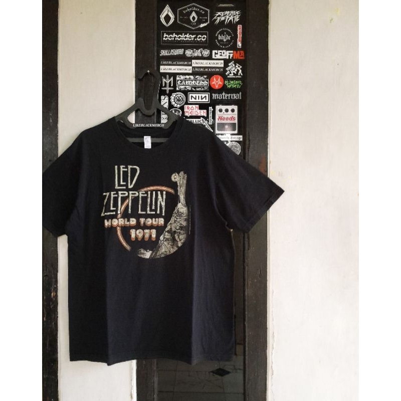 Zeppelin เสื้อยืด LED - WORLD TOUR 1971 (Likeblackmerch ...