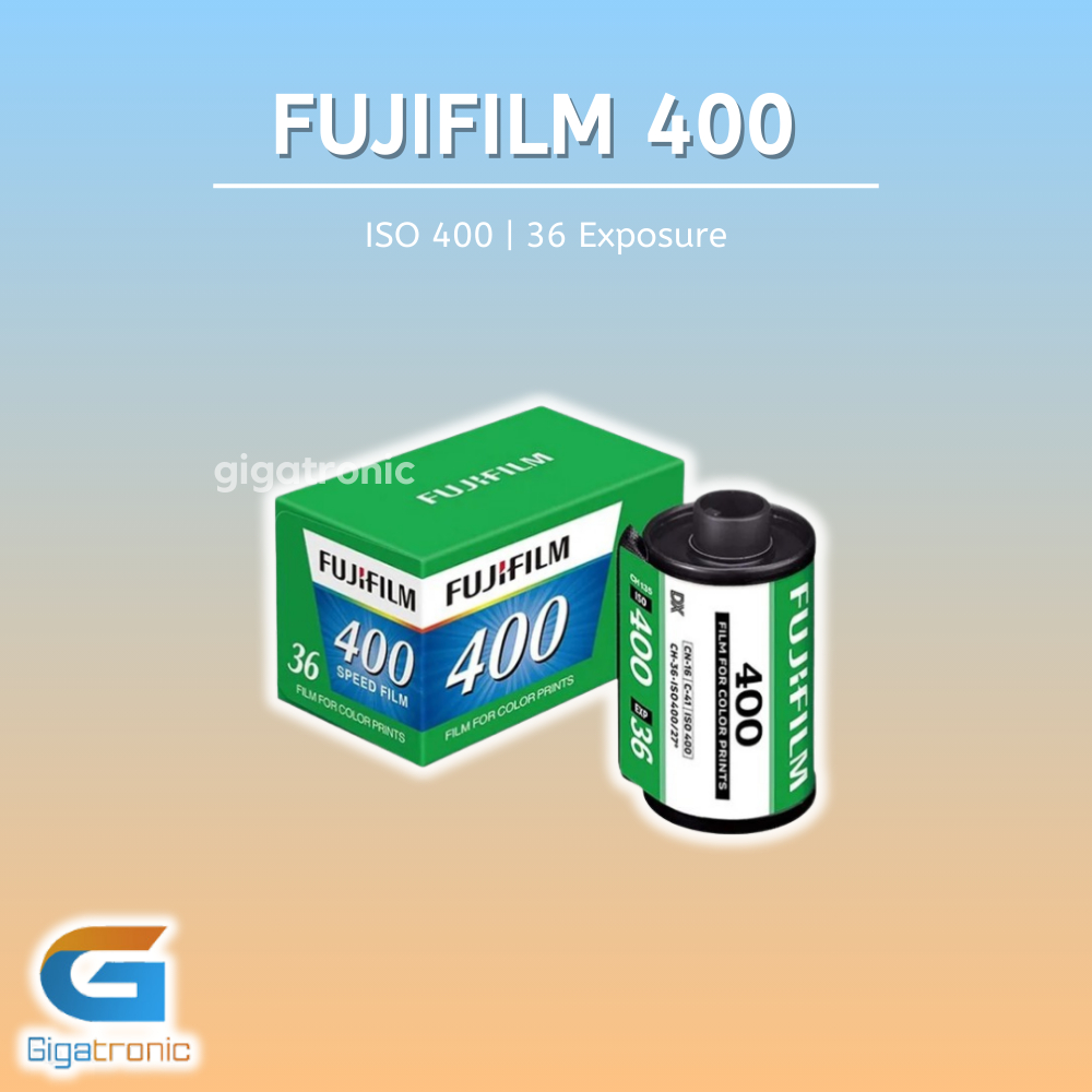 Fujifilm 400 Color Film 35mm 36exp/Roll Film 135/36 ISO 400 - gigatronickh.th - ThaiPick