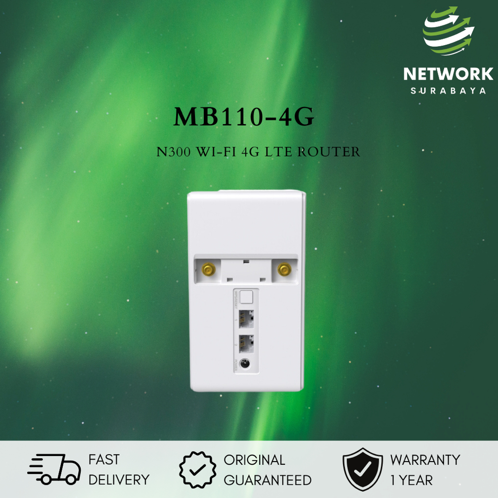 Mercusys เราเตอร์ไร้สาย MB110-4G 300mbps N 4G LTE ...