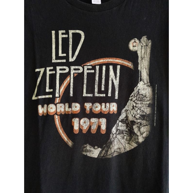 Zeppelin เสื้อยืด LED - WORLD TOUR 1971 (Likeblackmerch ...