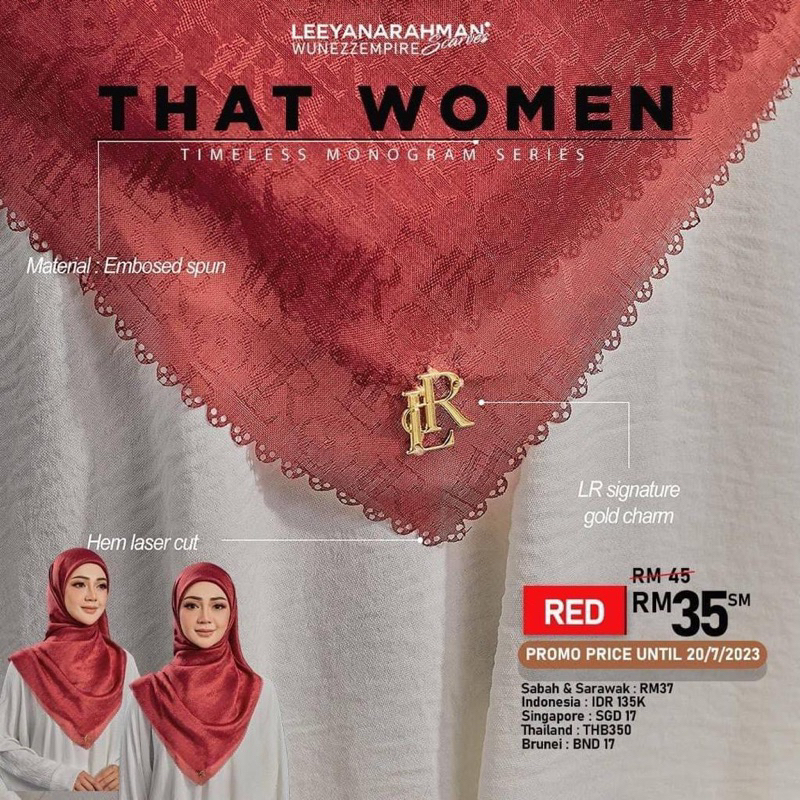 Leeyanarahman ผ้าพันคอ Koleksi Tudung Bawal Plain That Woman Timeless ...