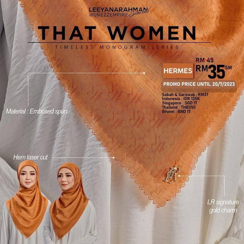 Leeyanarahman ผ้าพันคอ Koleksi Tudung Bawal Plain That Woman Timeless ...
