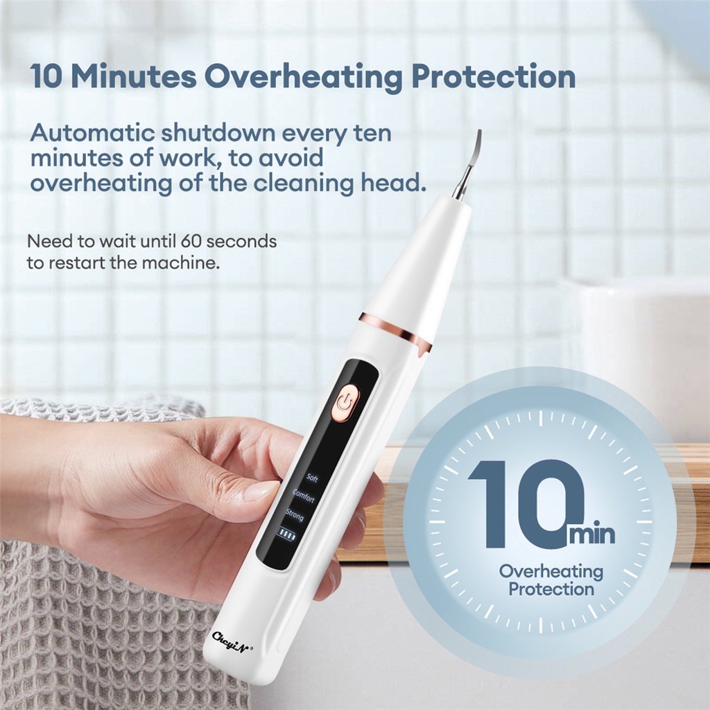 Ckeyin เครื่องอัลตราโซนิก ระบบสั่นสะเทือน ความถี่สูง ชาร์จ USB - ckeyin ...