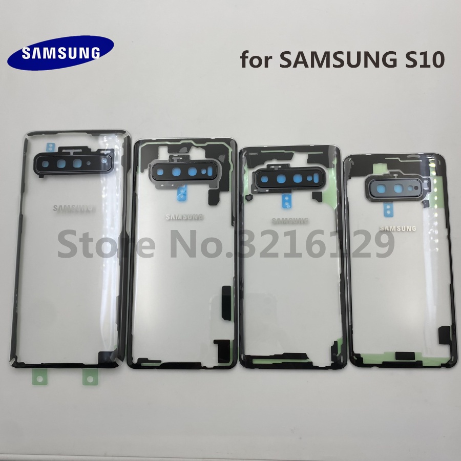 ฝาครอบแบตเตอรี่ แบบใส สําหรับ SAMSUNG Galaxy S7 edge S8 S9 note 8 note 9 note10 S10E S10+PLUS 5G ...