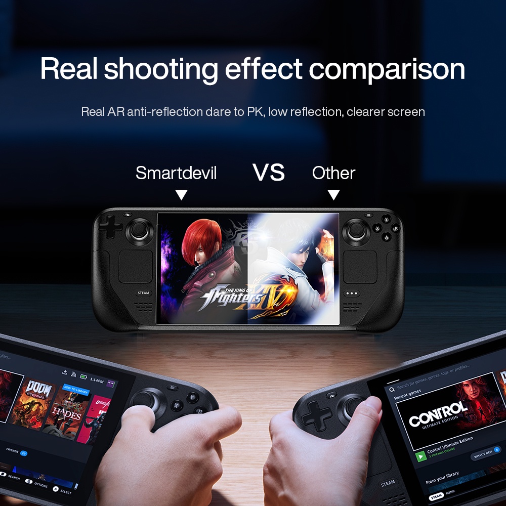 SmartDevil AR เพิ่มความโปร่งใส กระจกนิรภัย ฟิล์มกันรอยหน้าจอ สําหรับ ...