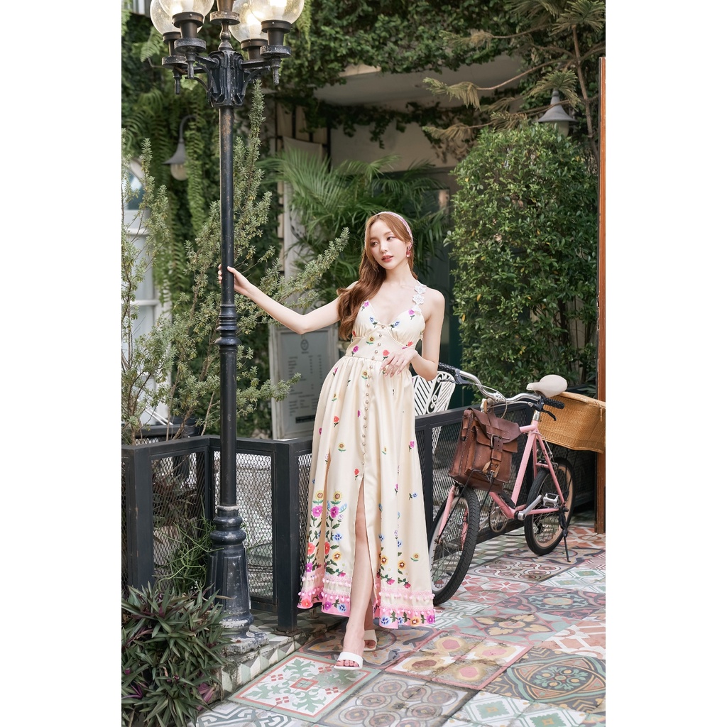 Wiang Ping Dress เดรสยาวพิมพ์ลายที่สวย ละมุน มีความหวานซ่อนเปรี้ยว ...