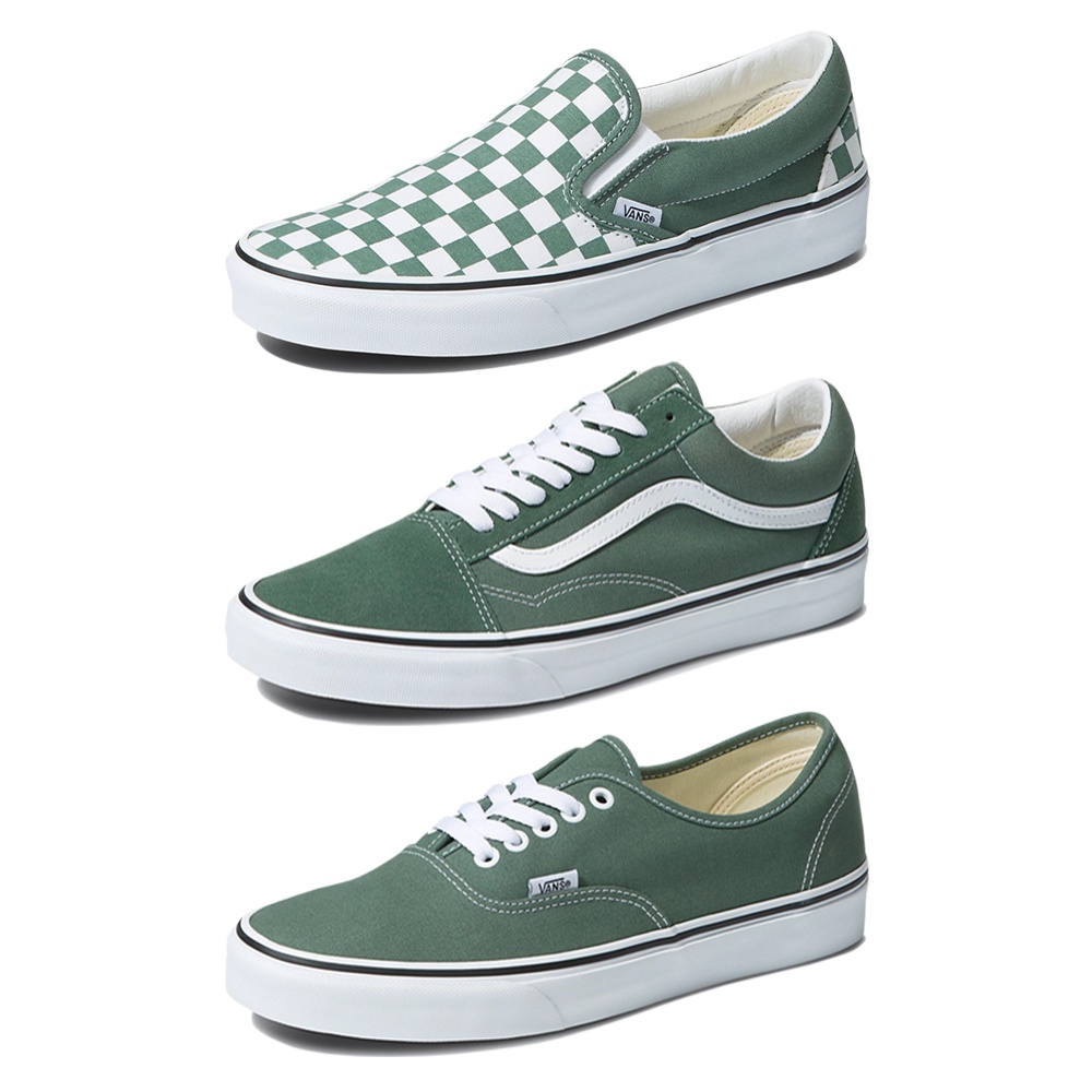 Vans รองเท้าผ้าใบ Authentic Classic Slip On Old Skool Color Theory