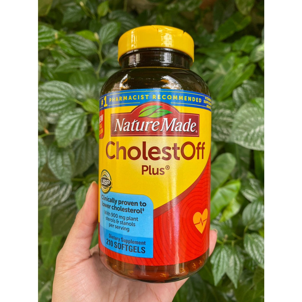 Nature Made CholestOFF Plus 210 Softgels ช่วยลด cholesterol LDL ...