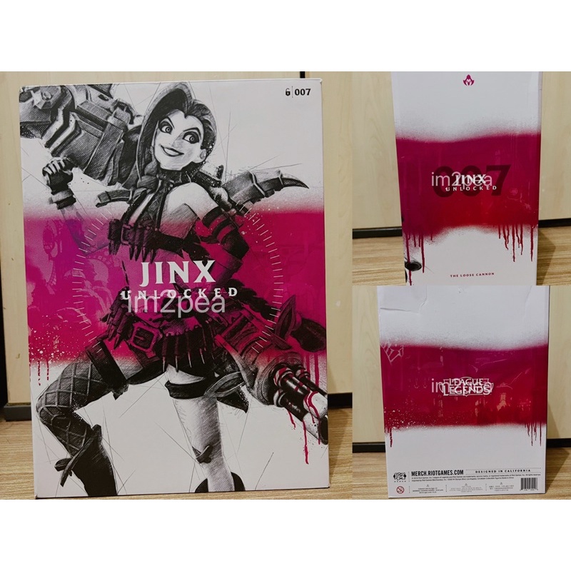 ของแท้พร้อมส่ง League Of Legends Unlocked Statue 007 - Jinx - im2pea ...