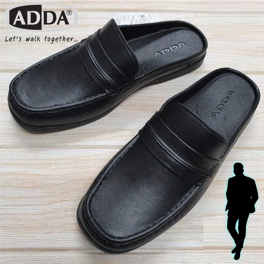 รองเท้าแตะแบบสวมผู้ชาย รองเท้าปิดหัว รองเท้าใส่ทำงาน adda 15601 ...