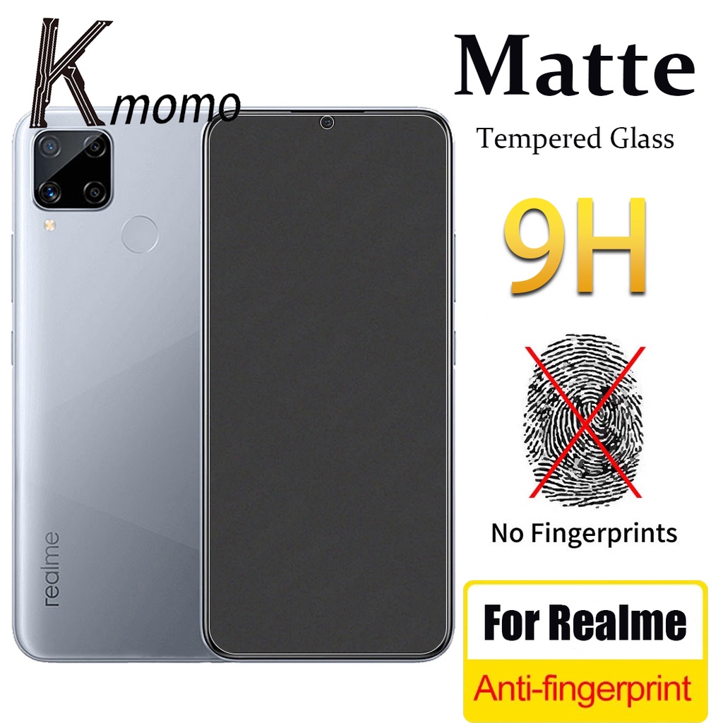 ฟิล์มกระจกนิรภัยกันรอยนิ้วมือ 9H สําหรับ Realme C35 C30 C21y C25y C25s C25 C20 C15 C12 C11 C3 ...