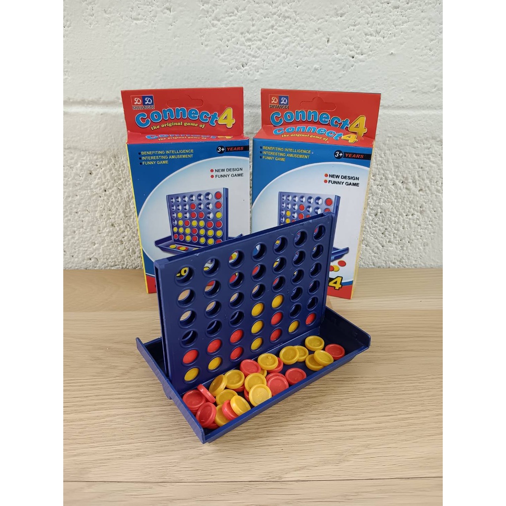 พร้อมส่งจากไทย เกมครอบครัว การ์ด โดมิโน่connect 4เล็กกลาง Penquin Trap ...