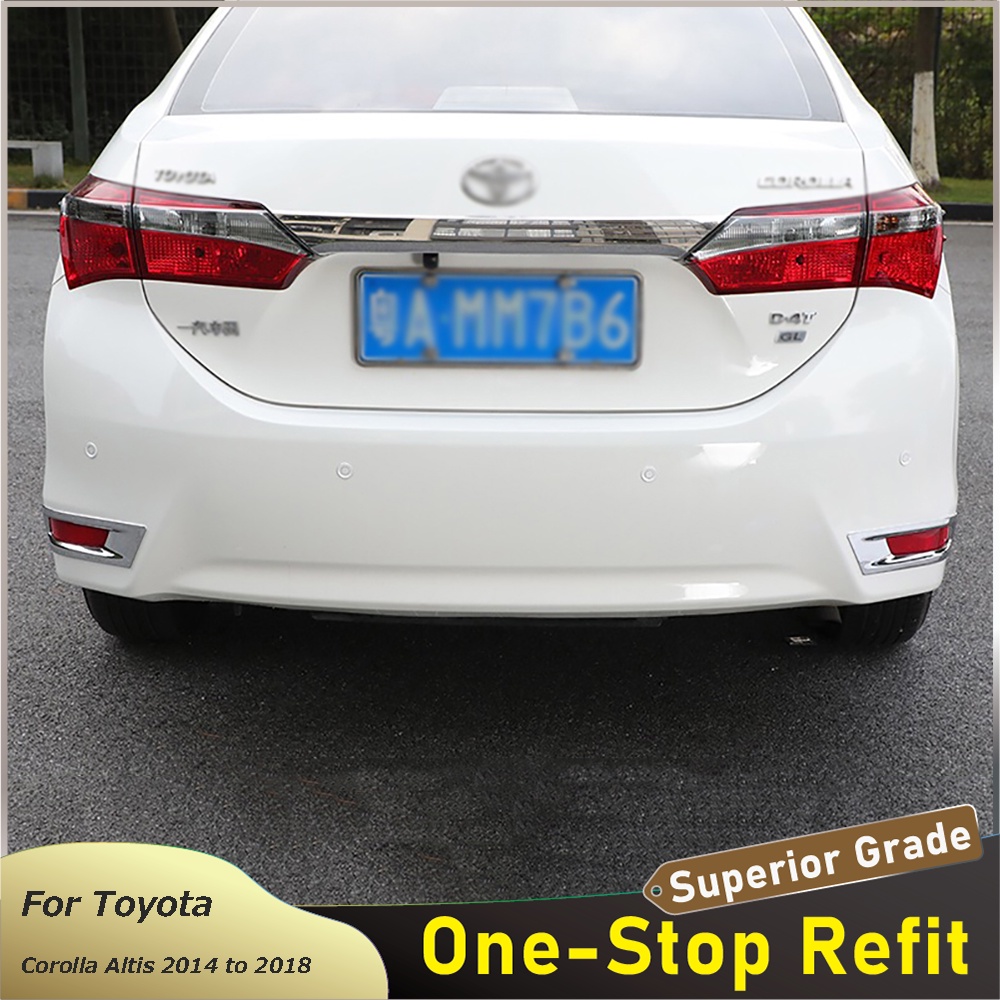 Car Styling Rear Bumper Fog Light Lamp Cover Frame Sticker Accessory ...