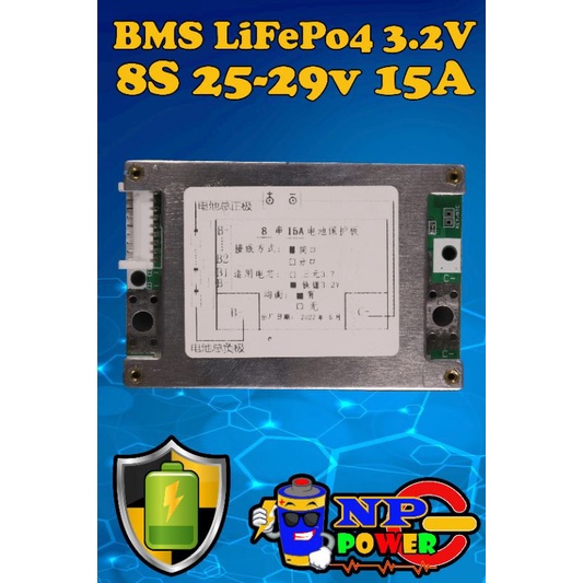 BMS 25-29V 15A LifePo4 (8S) | Shopee Thailand