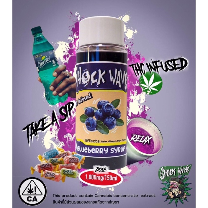 SHOCK WAVE BLUEBERRY THC - zipzip_pizip - ThaiPick