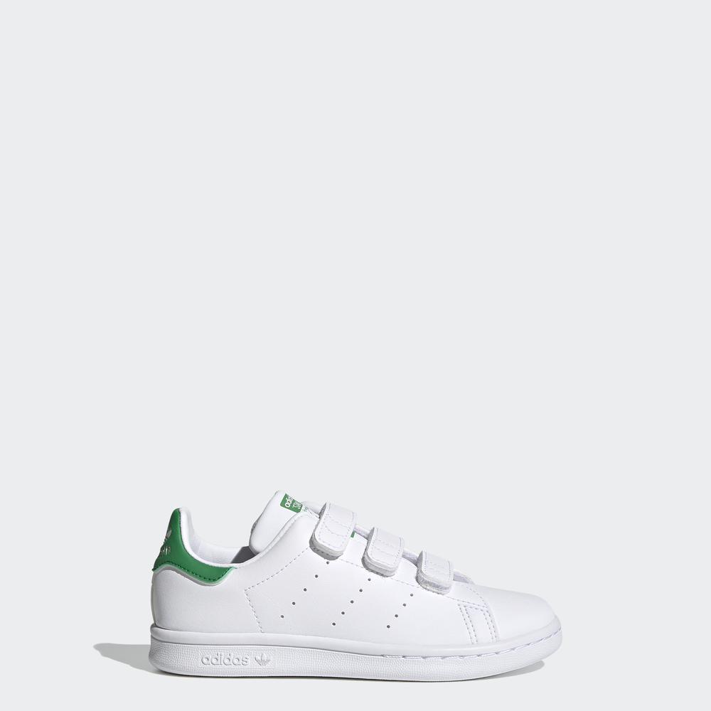 adidas ORIGINALS รองเท้า Stan Smith เด็ก ไม่ระบุ เพศ สีขาว Sneaker ...