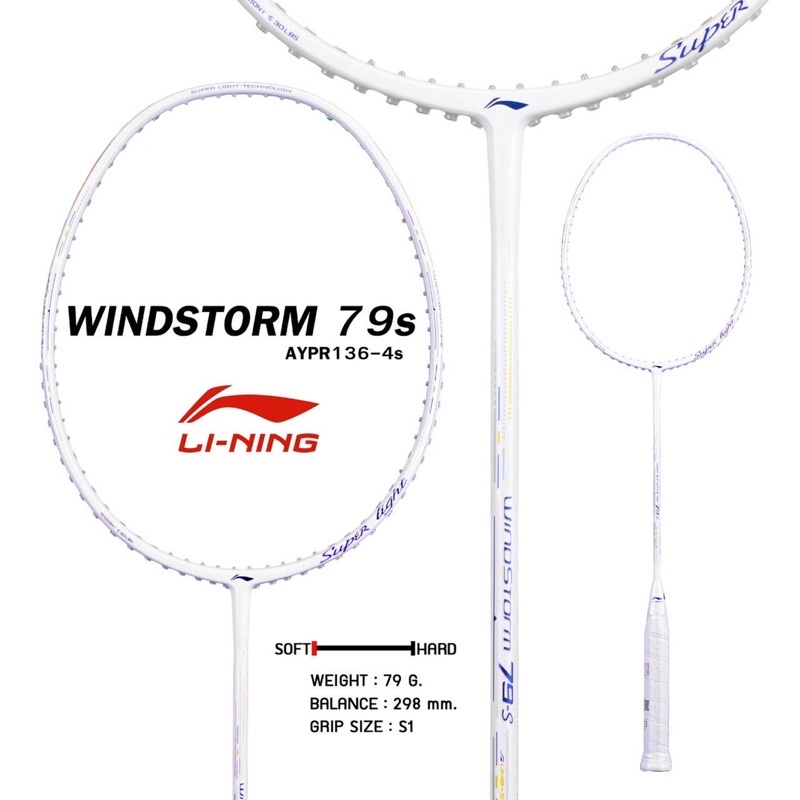 New..Li-ning Windstrom 79S ไม้เบา ก้านนุ่มตีง่ายครับ - paypk - ThaiPick