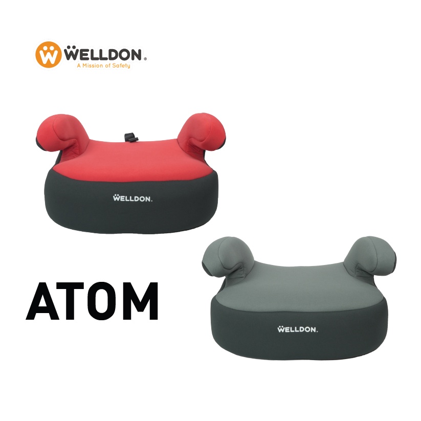 คาร์ซีทเด็กโต Welldon รุ่น ATOM บูสเตอร์ซีทราคาประหยัด สำหรับ 3-12 ปี ...