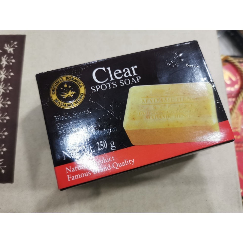 สบู่Clear SPOTS SOAP 250กรัม สบู่เคลียร์สปอต ขนาด 250 g. 1 ก้อน สูตรต้น ...