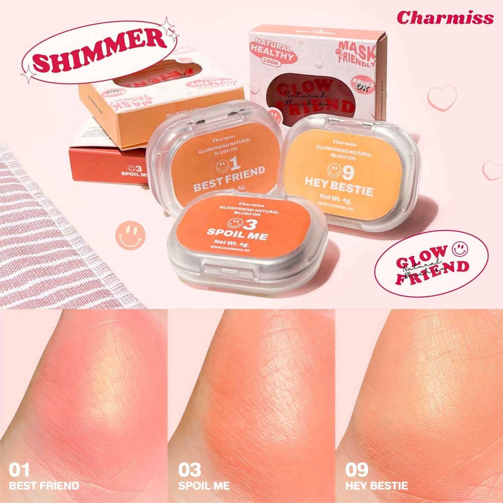 CHARMISS GLOW FRIEND NATURAL BLUSH ON ชาร์มิส โกลว์เฟรน เนเชอรัล บลัช ...