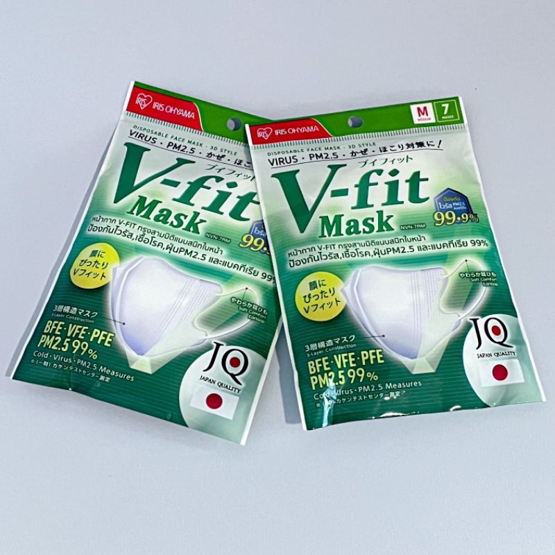 ถูกที่สุด แมส v-fit หน้ากากอนามัย ไอริส โอยามะ IRIS OHYAMA แมสหน้าเรียว ...