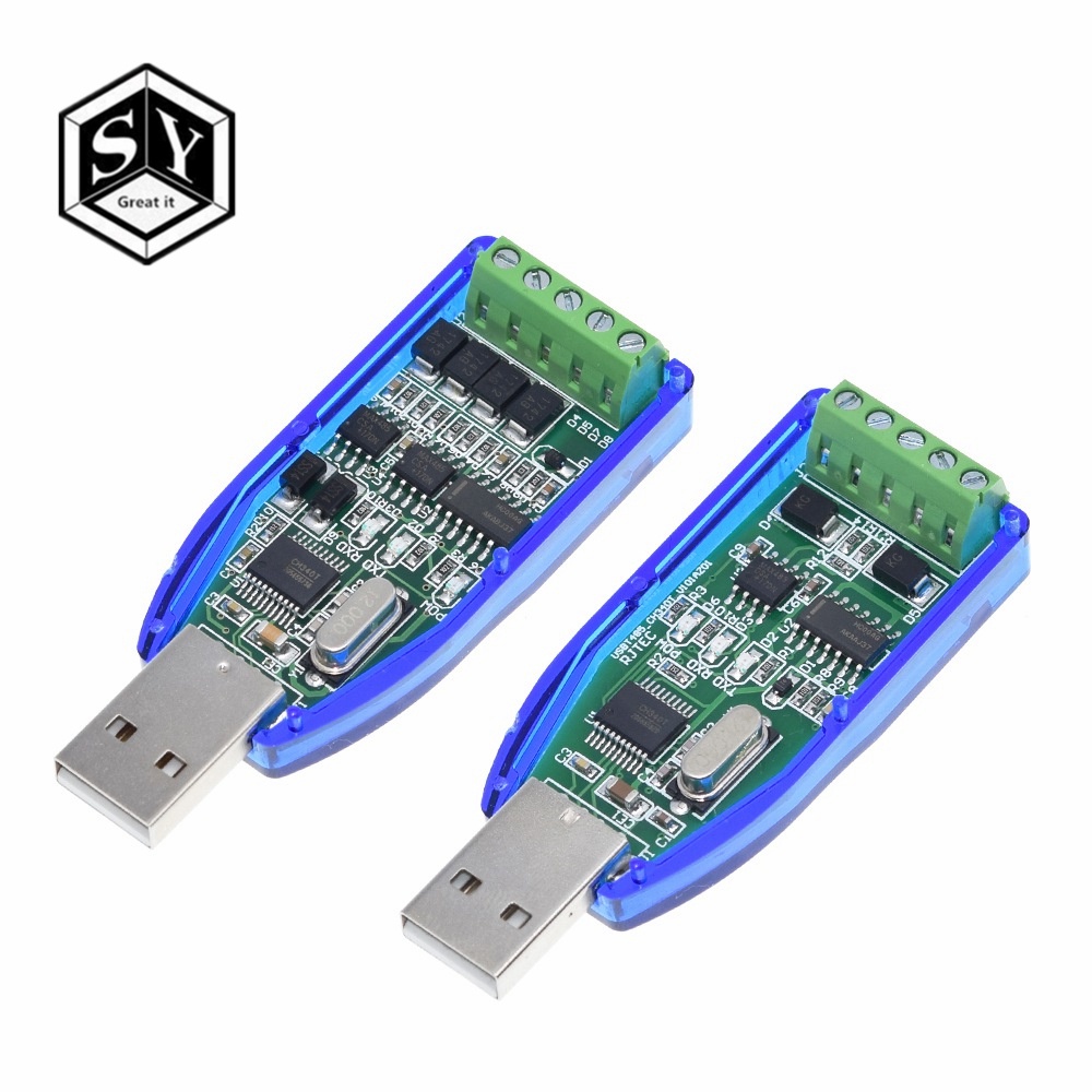 อุตสาหกรรม Usb To Rs485/422 Converter อัพเกรดป้องกัน Ch340 Rs485 สำหรับ ...