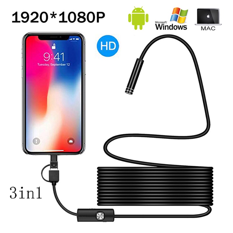 1080P Full HD USB Android Camera Endospe IP67 1920*1080 1m 2m 5m Micro ...