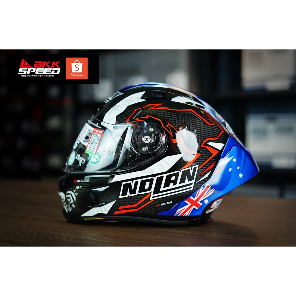 Nolan X803 RS C Stoner Carbon (64) ลายใหม่ ปลายปี 2022 | Shopee Thailand