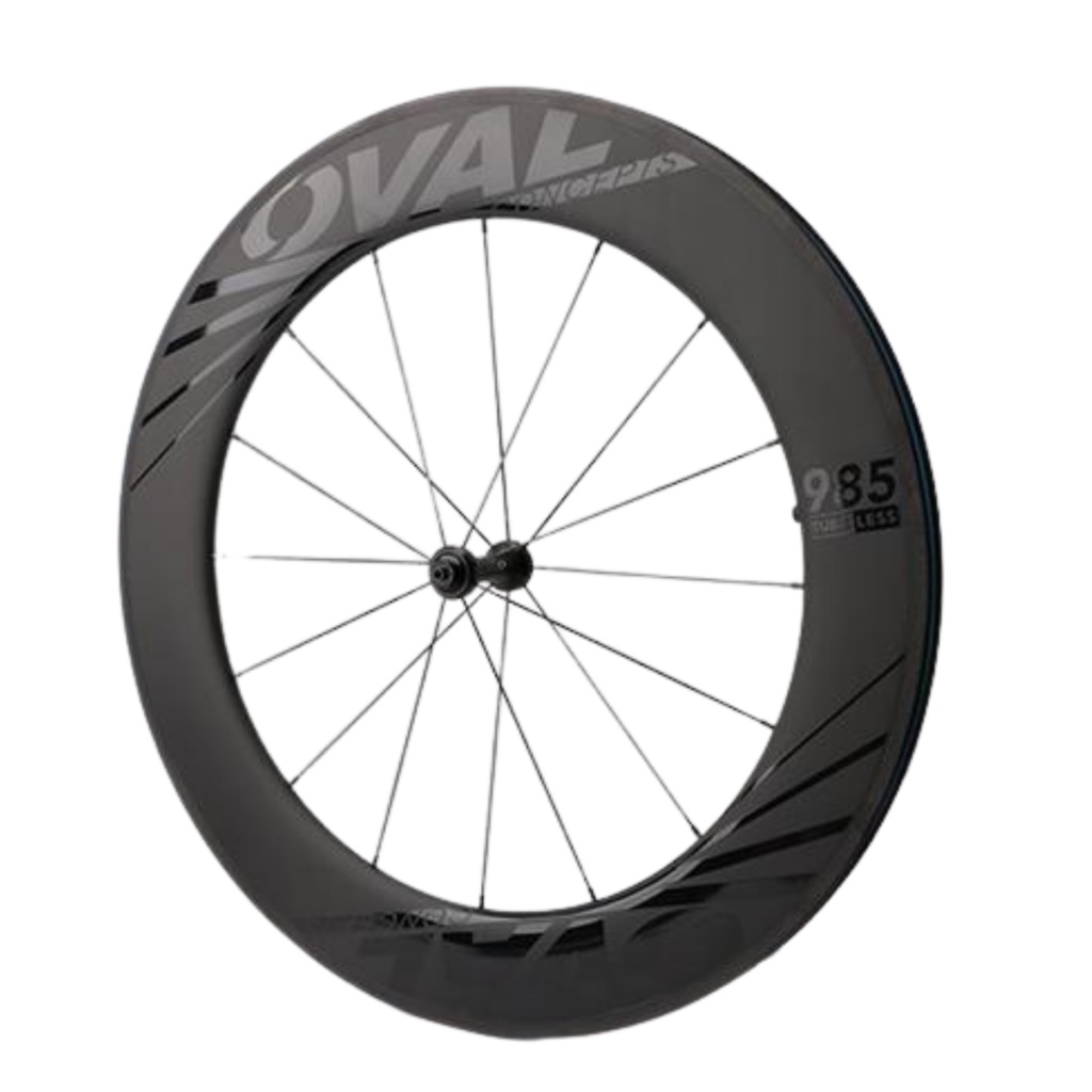 ล้อจักรยานเสือหมอบคาร์บอน FUJI Oval 985 700C 88mm Rim Brake Full Carbon ...