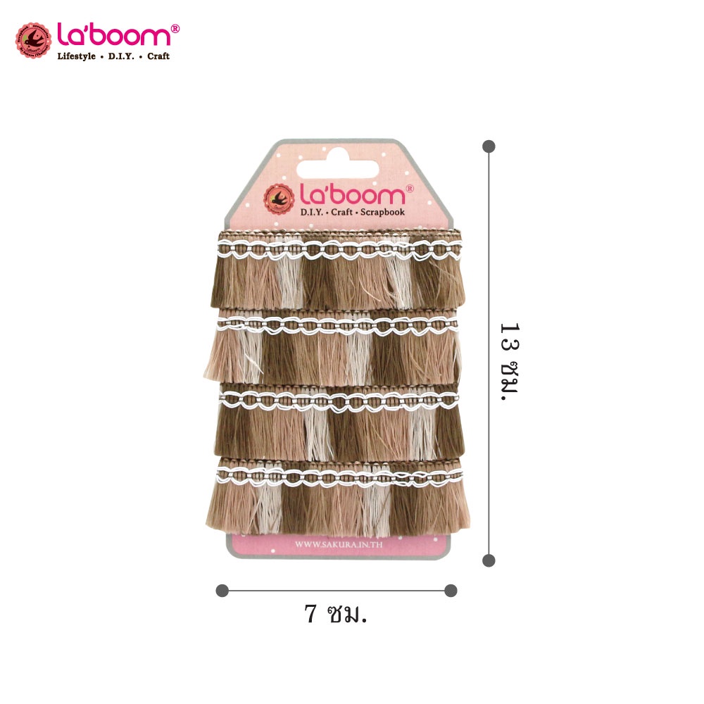 Laboom (ลาบูม) ชายครุยฝอย รหัส LRB22 - sakuraproductsth - ThaiPick