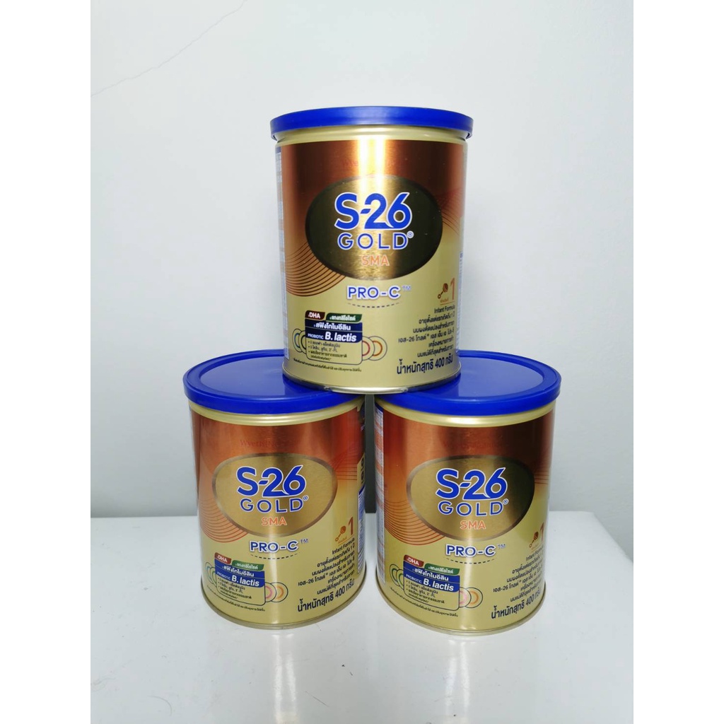 [ แบบ 3 กระป๋อง ] นมผง S26 SMA สูตร 1 ขนาด 400 กรัม - shifaashop89 ...