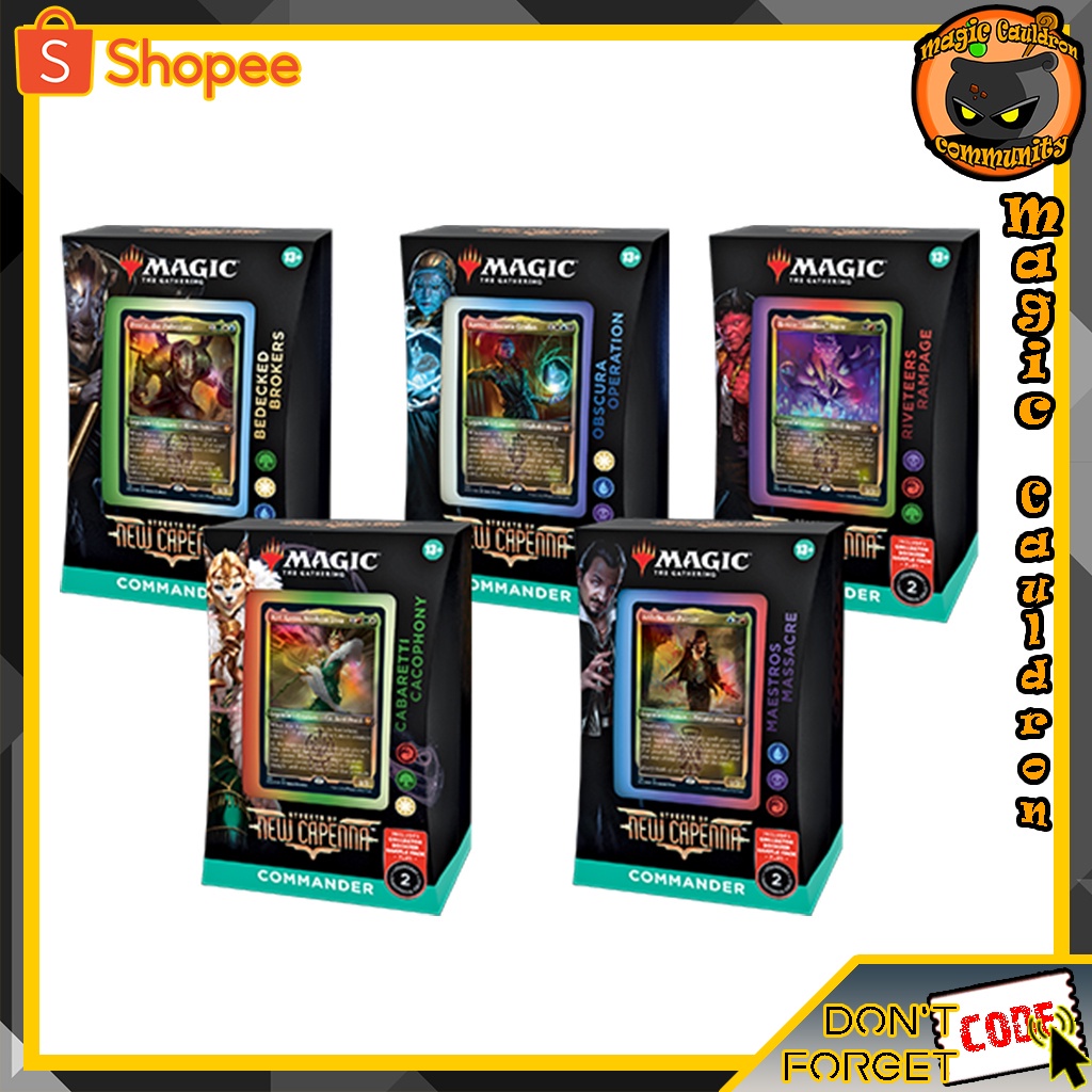 MTG Streets of New Capenna Commander Deck | Shopee Thailand
