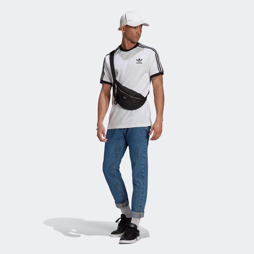 adidas ORIGINALS Trefoil Tee ผู้ชาย สีขาว FM3789 - adidas - ThaiPick