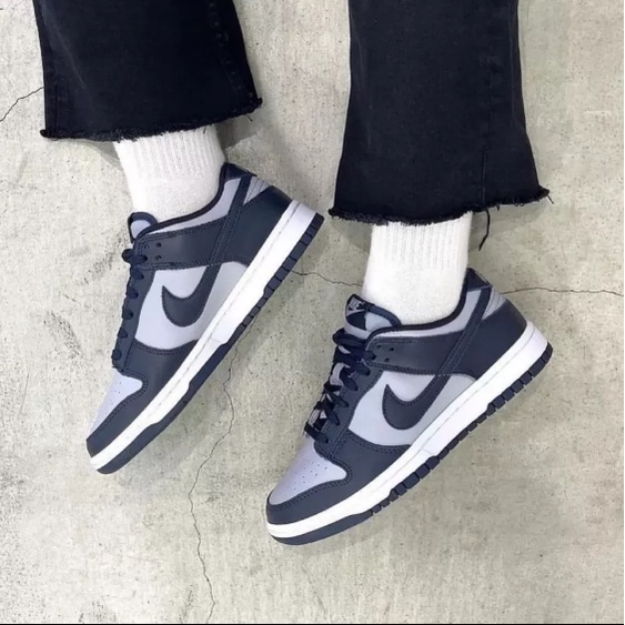 Nike Dunk Low Georgetown(GS) 100 authentic sports shoes - jlq5aj3pke ...