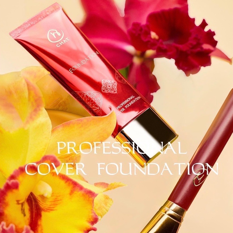 CHAT Professional Foundation (ฉัตรรองพื้น) น้องฉัตร 30ml ...