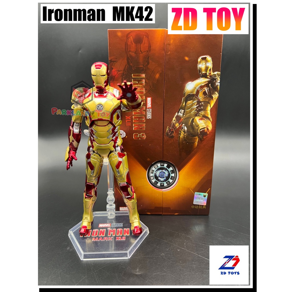 โมเดล ไอรอนแมน มาร์ค42 แซดดีทอย Model Iron Man Mark 42 ZD Toy ...