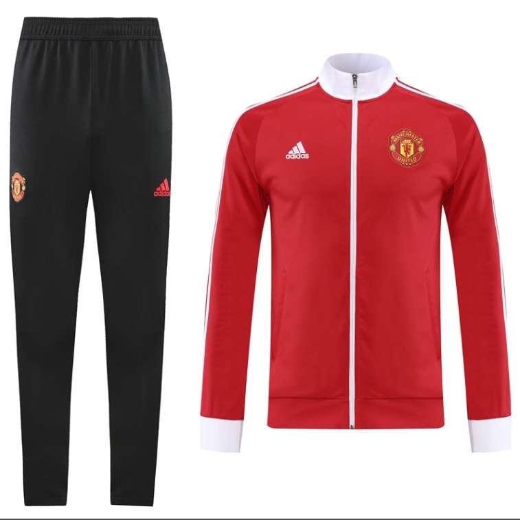 2022 2023 Manchester United Long Sleeve Jacket Pre-Match Training Suit ...