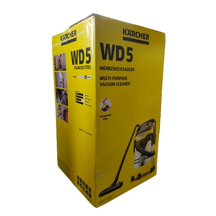 KARCHER WD5SV เครื่องดูดฝุ่น เครื่องดูดฝุ่นแบบเปียกและแบบแห้ง ดูดน้ำ ...