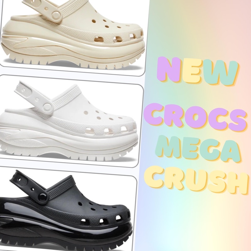 CROCS CLASSIC MEGA CRUSH (ของแท้) - shoesgar_pree - ThaiPick