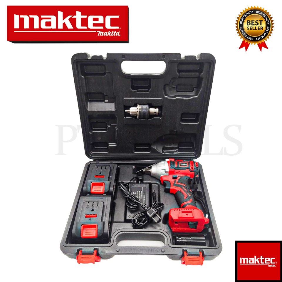 MAKTEC บล็อกไร้สาย 199V (แปลงเป็นสว่านได้) 2IN1 (AAA) - pt_tools - ThaiPick