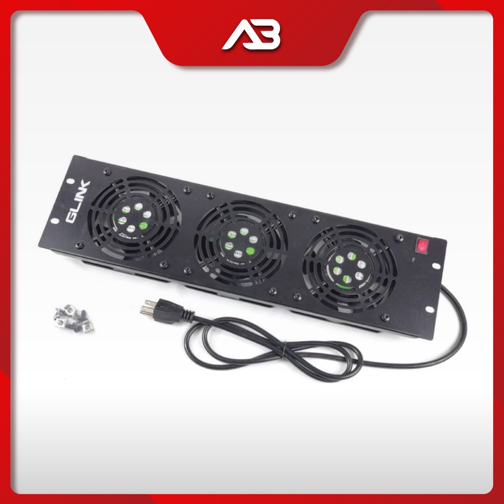 GLINK 3 way Cooling fans พัดลมระบายความร้อนสำหรับตู้ RACK รุ่น GCA-02 ...