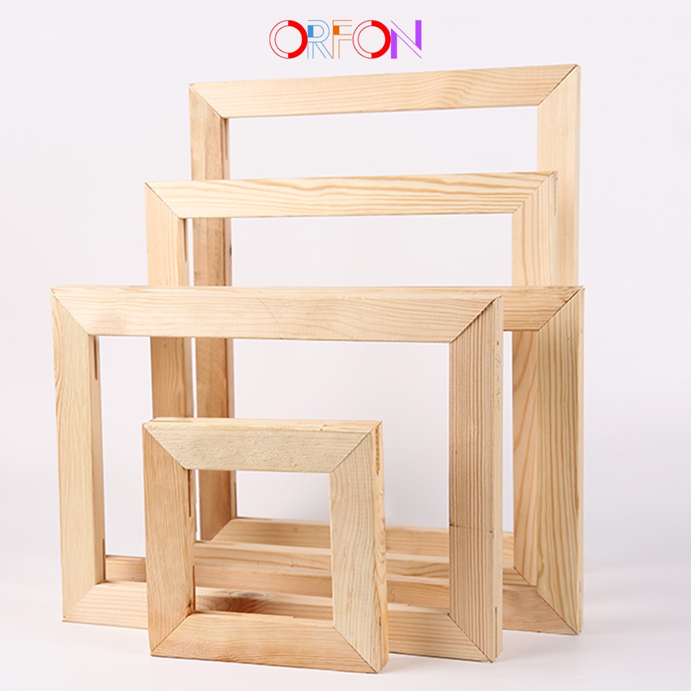 [ORFON] กรอบรูปไม้ DIY (ขนาด 20 * 30, 30 * 40, 40 * 50 ซม.) กรอบพิเศษ สําหรับภาพวาดตามตัวเลข ...