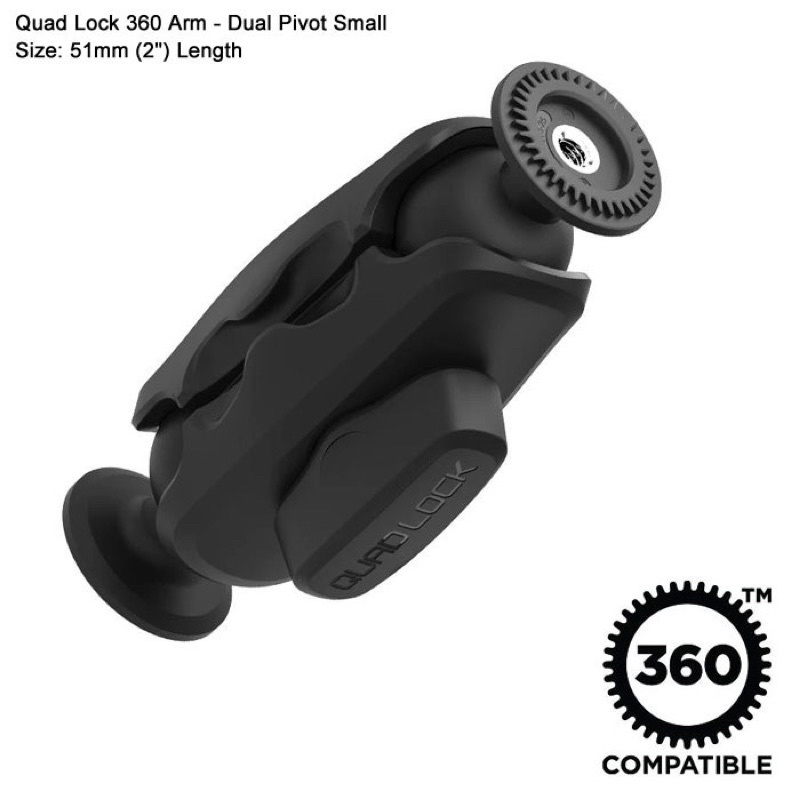 Quad Lock 360 Arm - Dual Pivot ที่ยึดโทรศัพท์มอเตอร์ไซค์ Quad lock ...