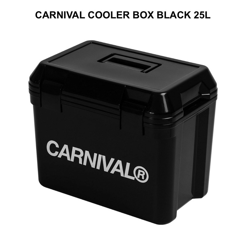 กระติกน้ำแข็งCARNIVAL COOLER BOX BLACK 25L 13L - fit_foot_feet_shop ...