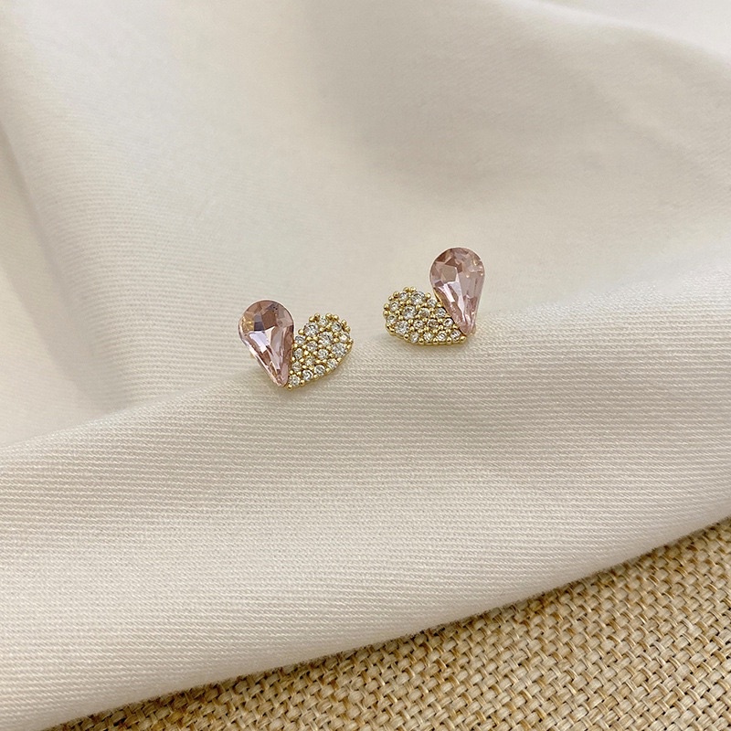 pinky heart - morning.earrings - morning.earringss - ThaiPick
