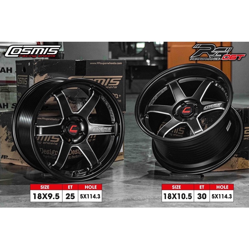 ล้อแม็กซ์ Cosmis Rg-06T รุ่นใหม่ ล่าสุด หน้า 9.5 หลัง 10.5 สวย ทนทาน ...